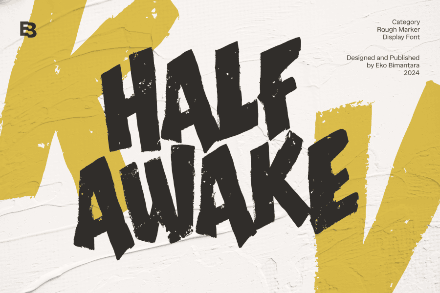 Half Awake Trial Font · 1001 Fonts