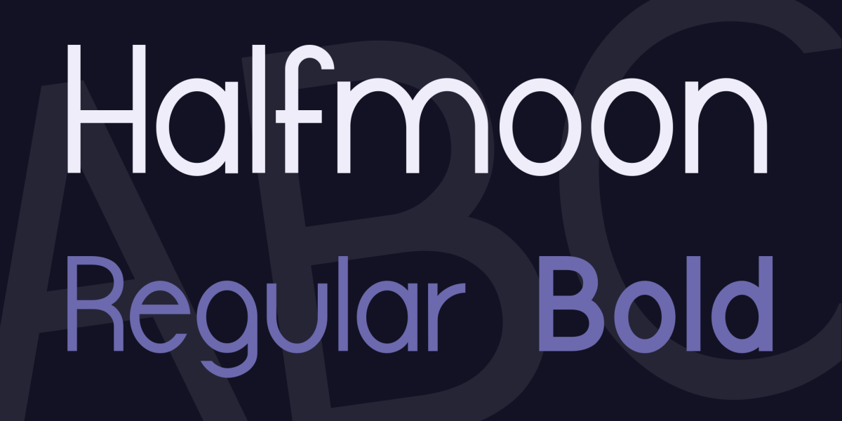 Halfmoon Font Family · 1001 Fonts
