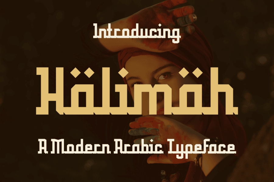 Halimah Font · 1001 Fonts