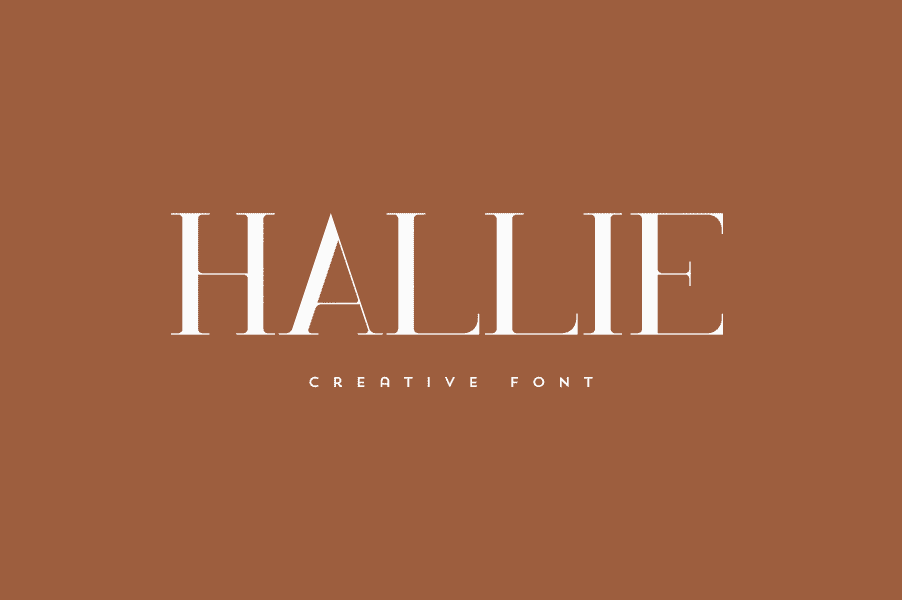 Hallie Font · 1001 Fonts