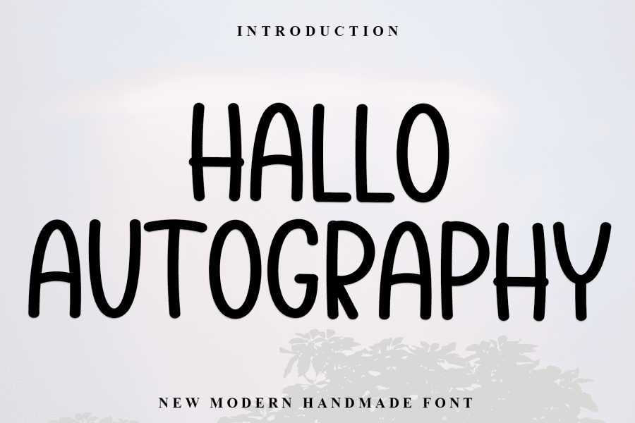 Hallo Autography Font · 1001 Fonts