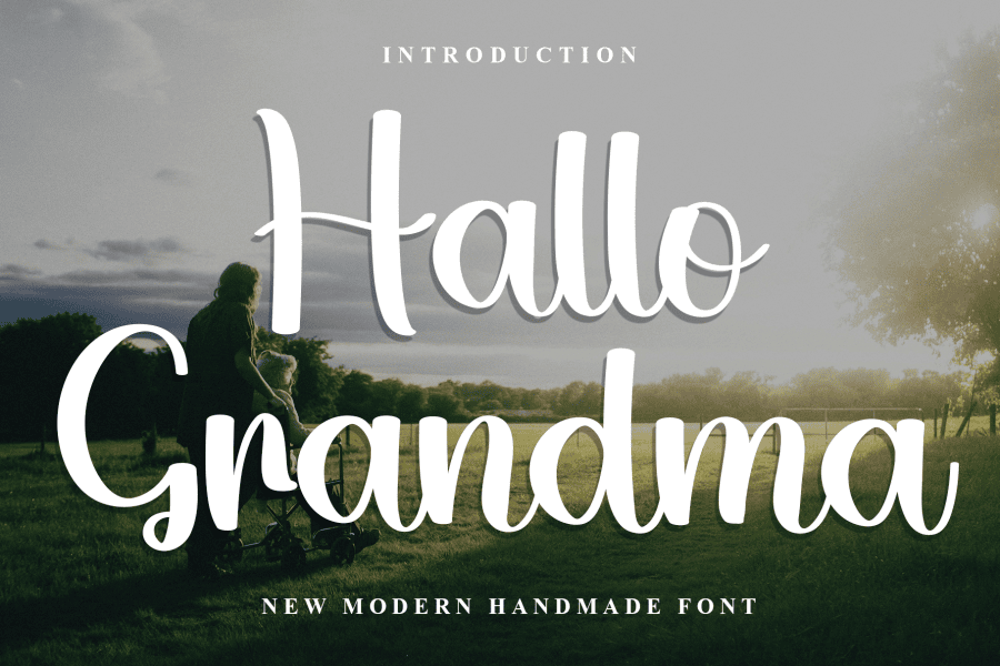 Hallo Grandma Font · 1001 Fonts