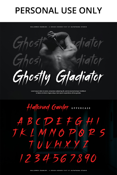 Hallowed Crawler Font · 1001 Fonts