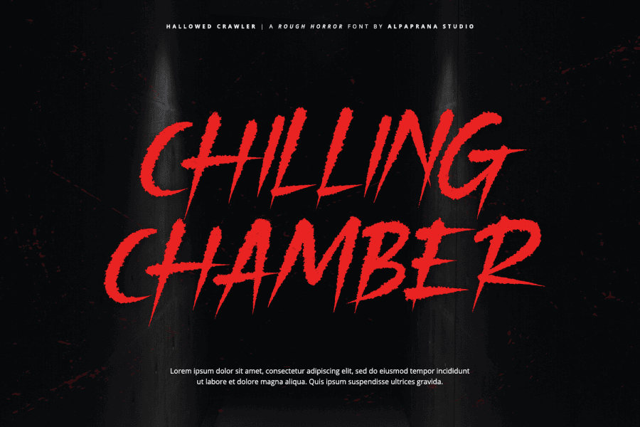 Hallowed Crawler Font · 1001 Fonts