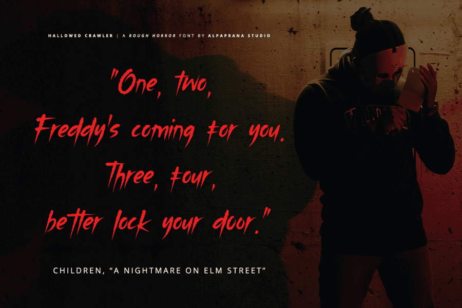 Hallowed Crawler Font · 1001 Fonts