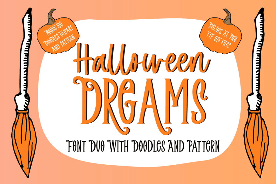 Halloween Dreams Doodles Font · 1001 Fonts