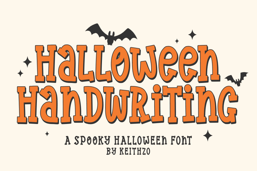 Halloween Handwriting Font · 1001 Fonts