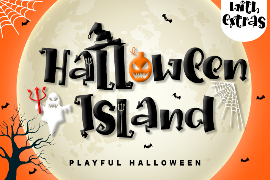 Halloween Island - Personal use Font · 1001 Fonts