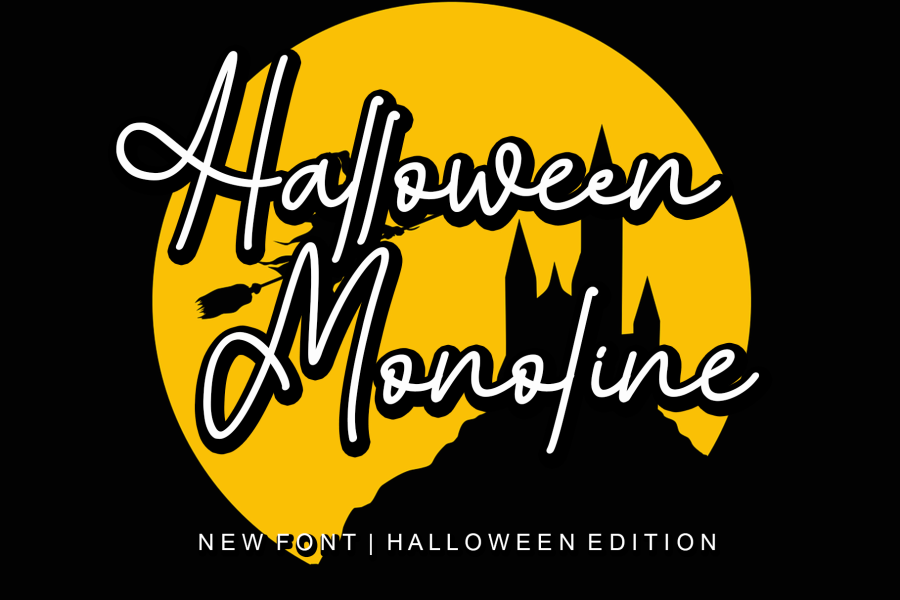 Halloween Monoline - Personal U Font · 1001 Fonts