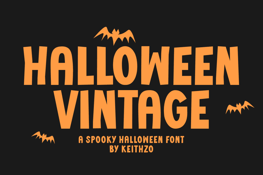 Halloween Vintage Free Font · 1001 Fonts