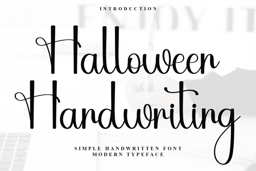 HalloweenHandwriting Font · 1001 Fonts