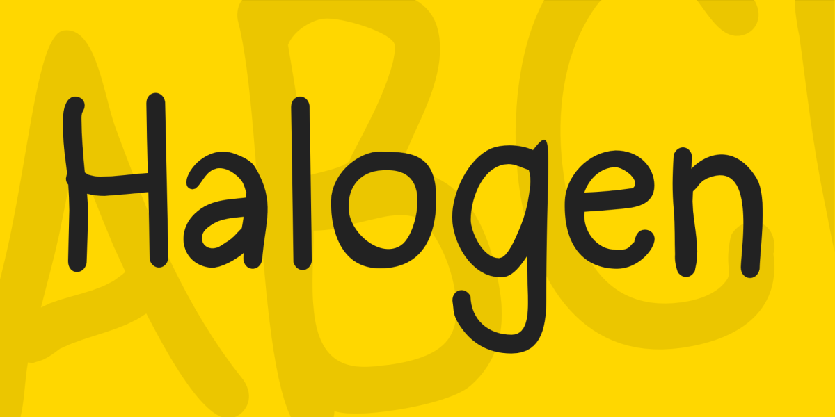 Halogen Font · 1001 Fonts