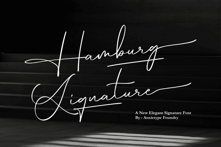 Hamburg Signature Font · 1001 Fonts