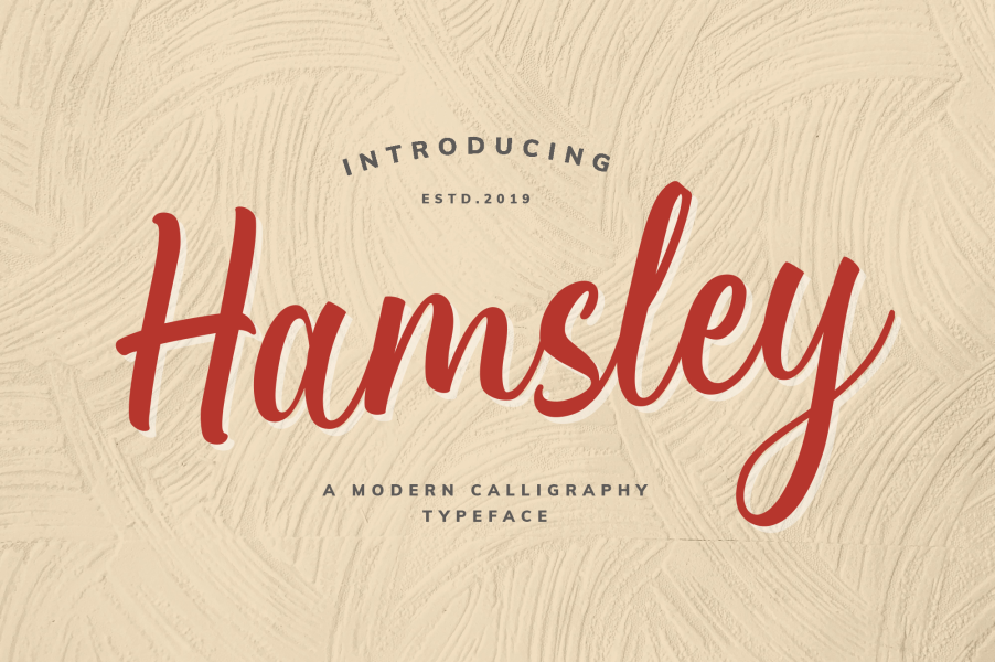 Hamsley Script Font · 1001 Fonts
