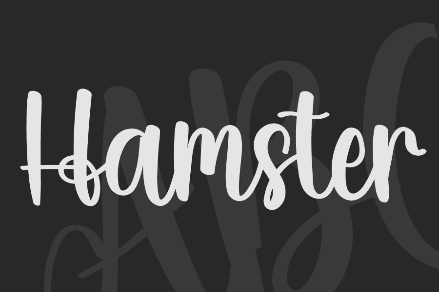 Hamster Font · 1001 Fonts