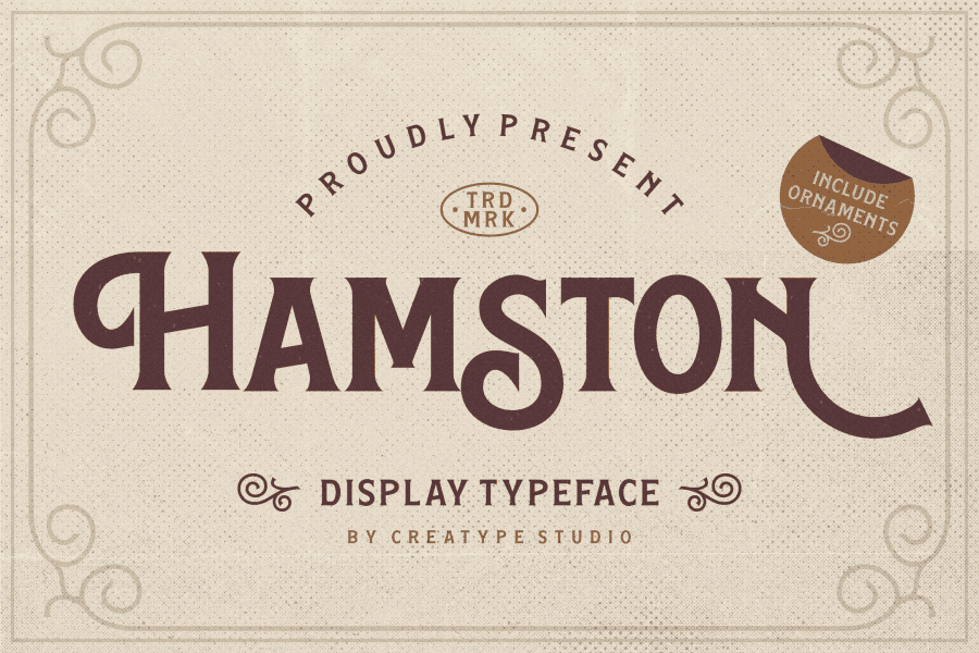 Hamston Font · 1001 Fonts