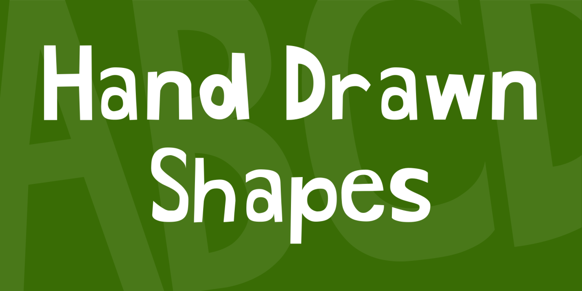 Hand Drawn Shapes Font · 1001 Fonts