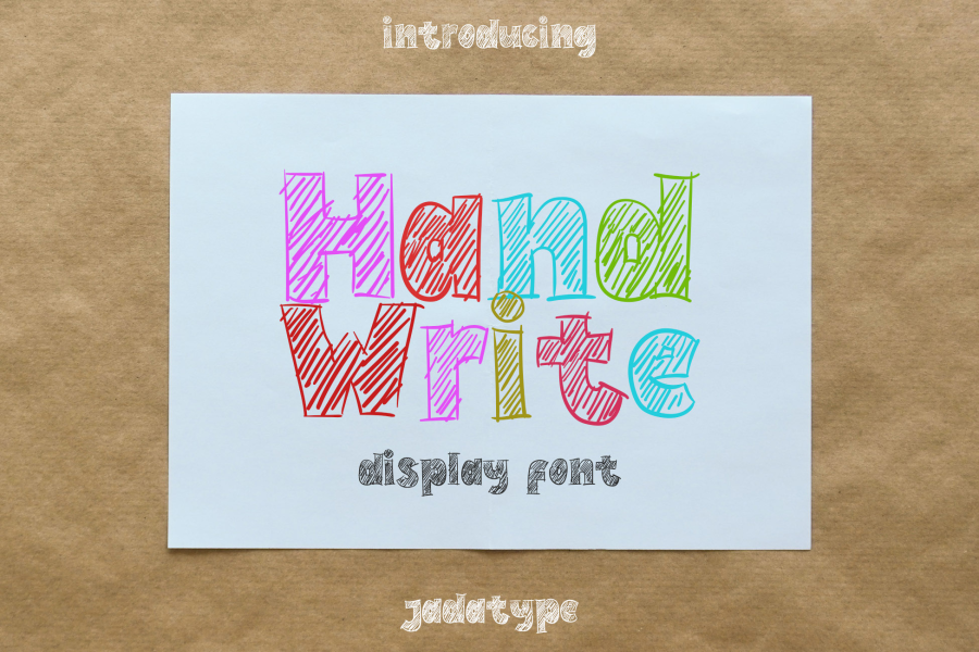 Hand Write Font · 1001 Fonts