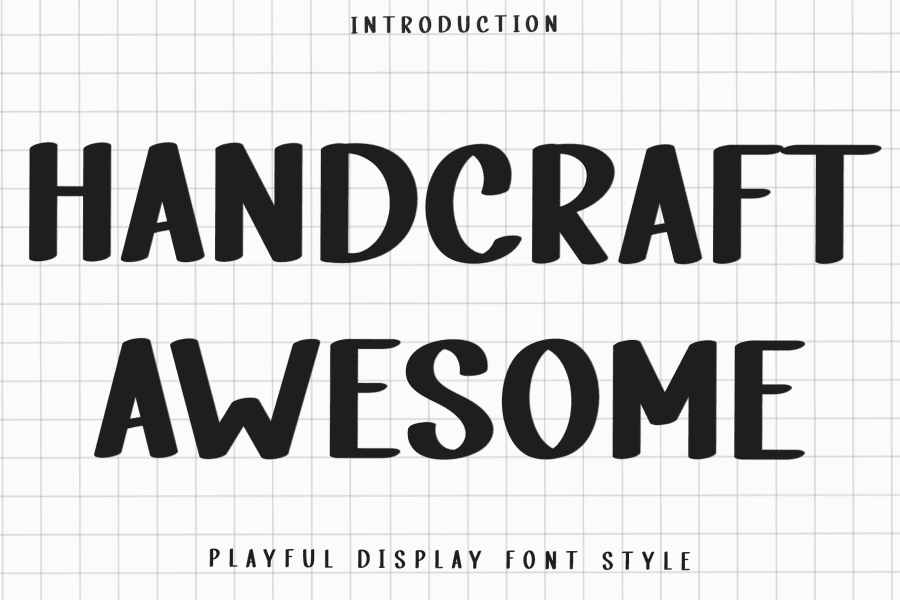 Handcraft Awesome Font · 1001 Fonts