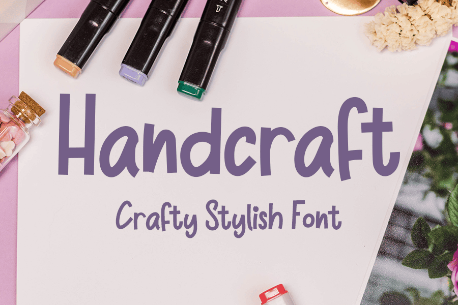 Handcraft Font · 1001 Fonts