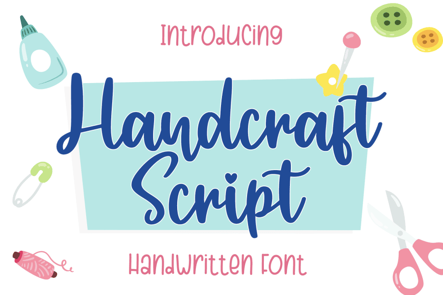 Handcraft Script Font · 1001 Fonts