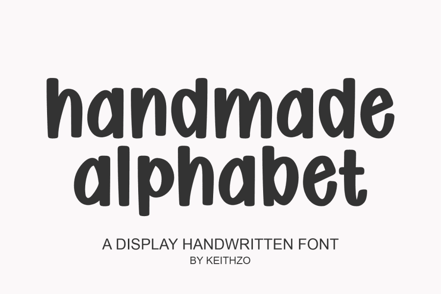 Handmade Alphabet Font · 1001 Fonts