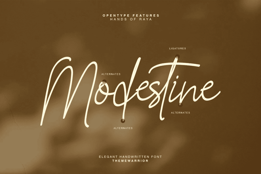 Hands of Raya Font · 1001 Fonts