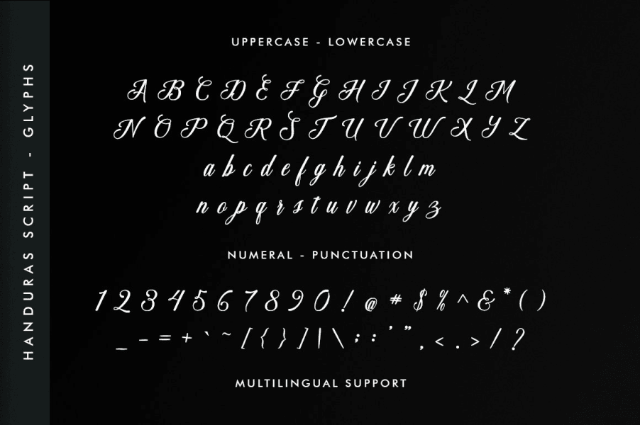 Handuras Script Font · 1001 Fonts