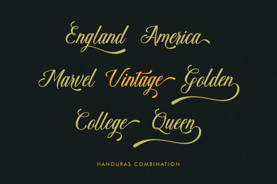 Handuras Script Font · 1001 Fonts
