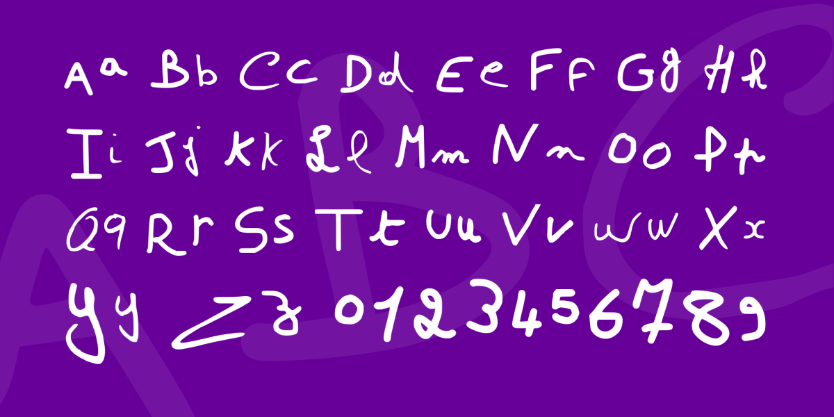 Handwriting_1 Font · 1001 Fonts