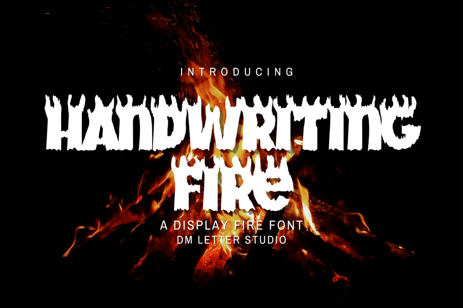 Handwriting Fire Font · 1001 Fonts