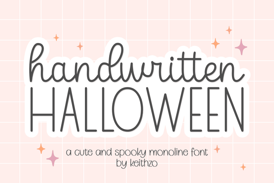 Handwritten Halloween Font · 1001 Fonts