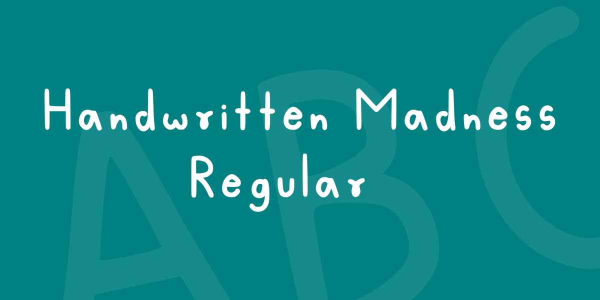 Handwritten Madness Font · 1001 Fonts