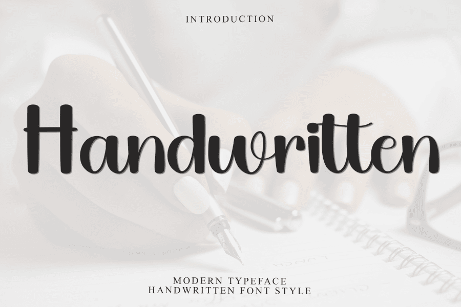 Handwritten Script Font · 1001 Fonts
