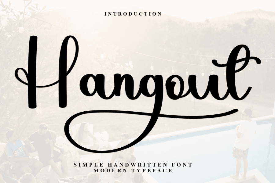Hangout Spot Font · 1001 Fonts