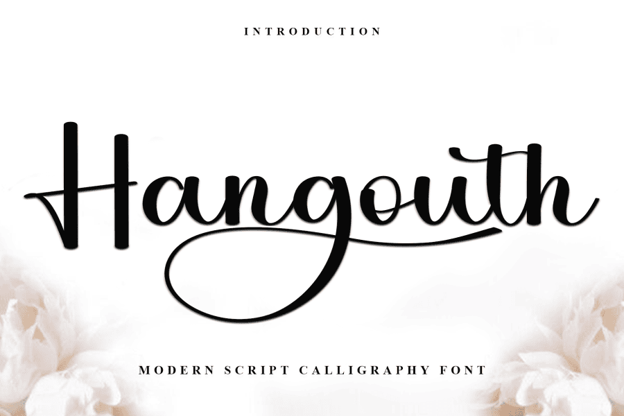 Hangouth Font · 1001 Fonts