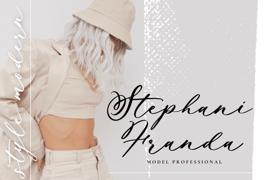 Hanstelly Font · 1001 Fonts