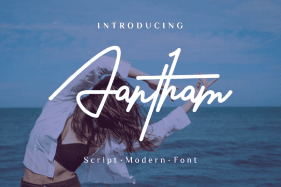 Hantham Font · 1001 Fonts