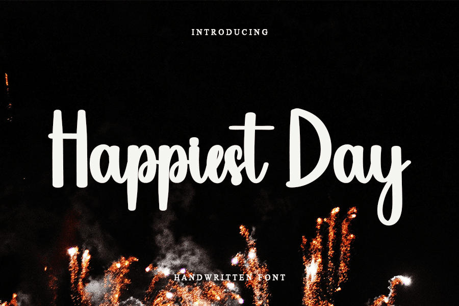 Happiest Day Font · 1001 Fonts