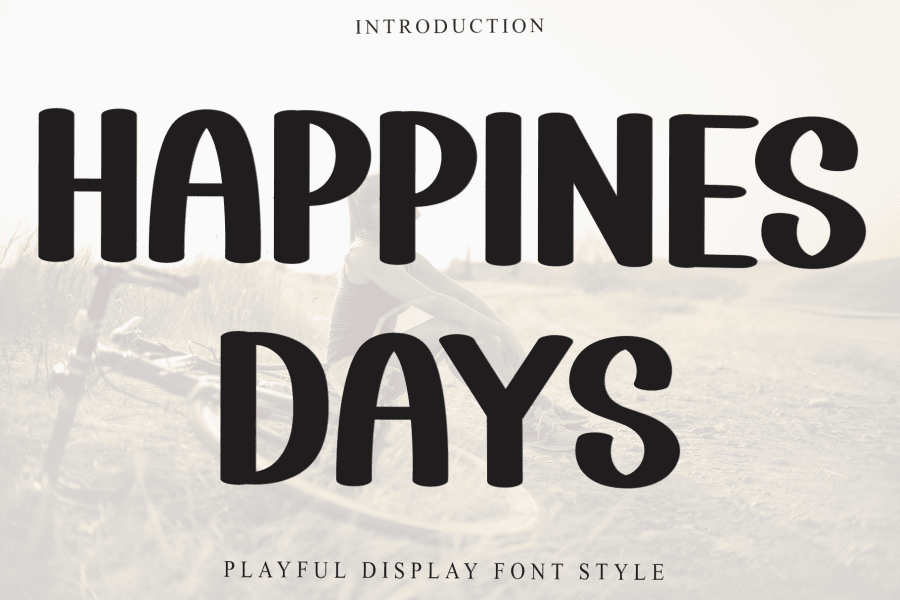 HAPPINES DAYS Font · 1001 Fonts