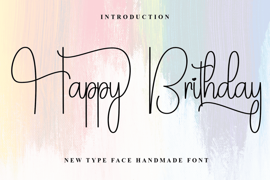 Happy Brithday Font · 1001 Fonts