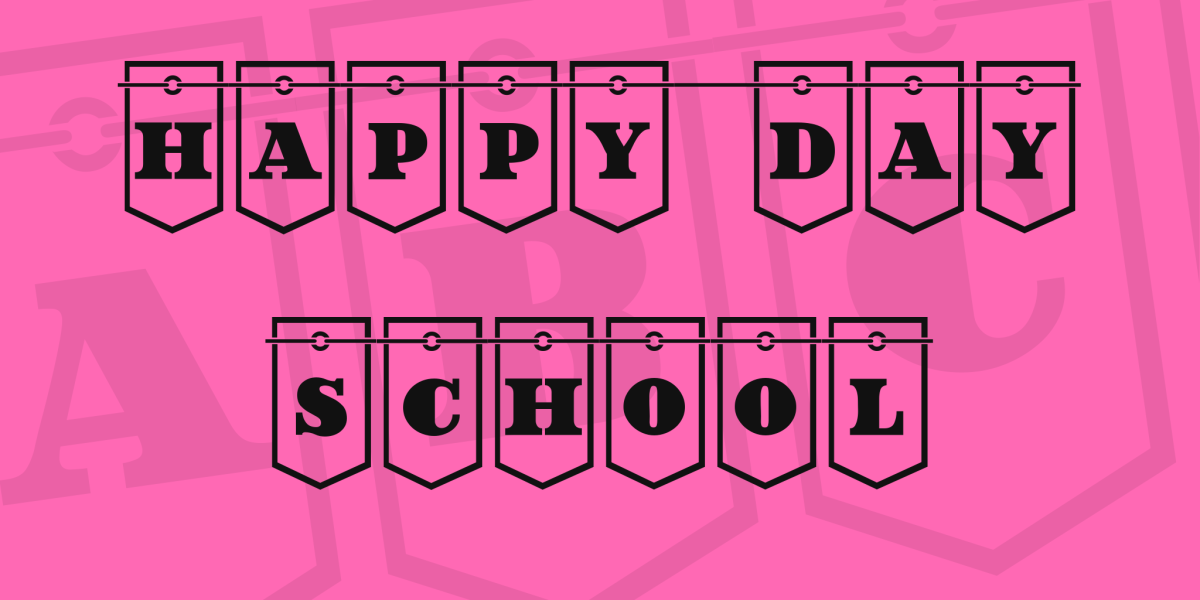 Happy Day School Font Family · 1001 Fonts