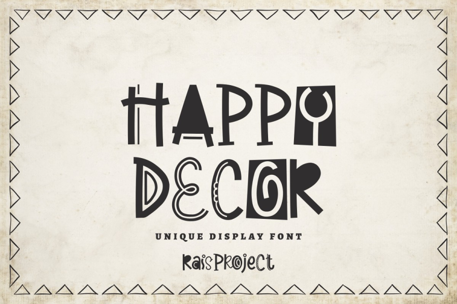 Happy Decor Demo Font · 1001 Fonts