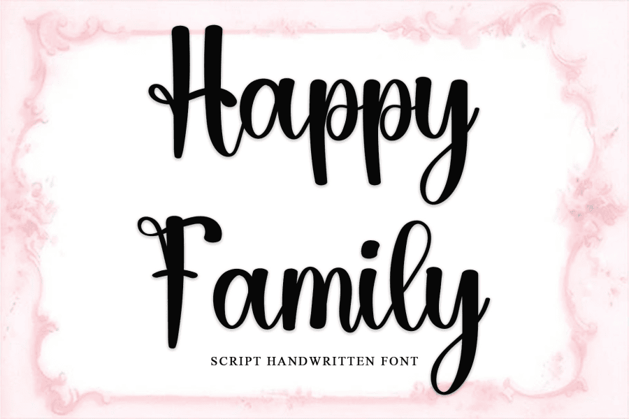 Happy Family Font · 1001 Fonts