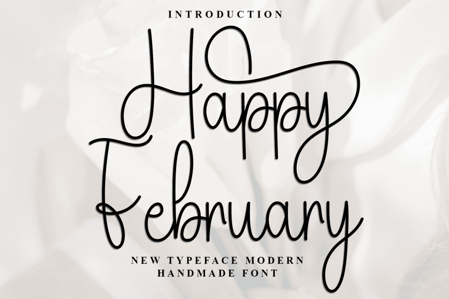 Happy February Font · 1001 Fonts