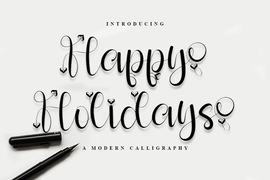 Happy Holidays Font · 1001 Fonts