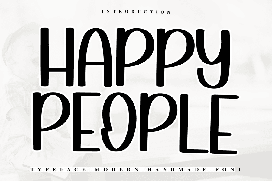 Happy People Font · 1001 Fonts