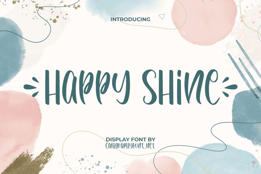 Happy Shine Demo Font · 1001 Fonts