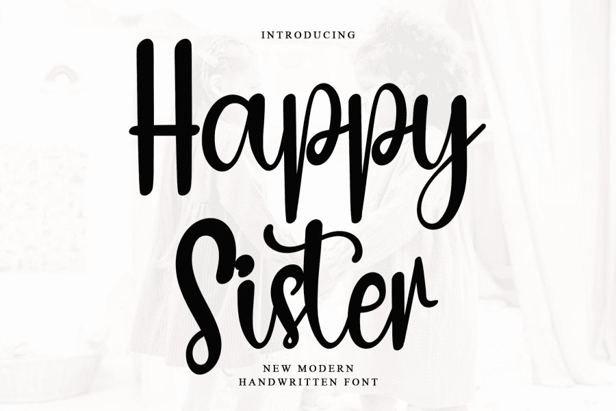 Happy Sister Font · 1001 Fonts