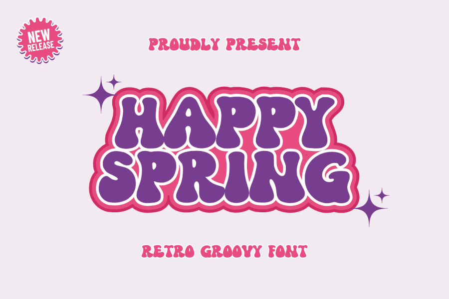 Happy Spring Font · 1001 Fonts